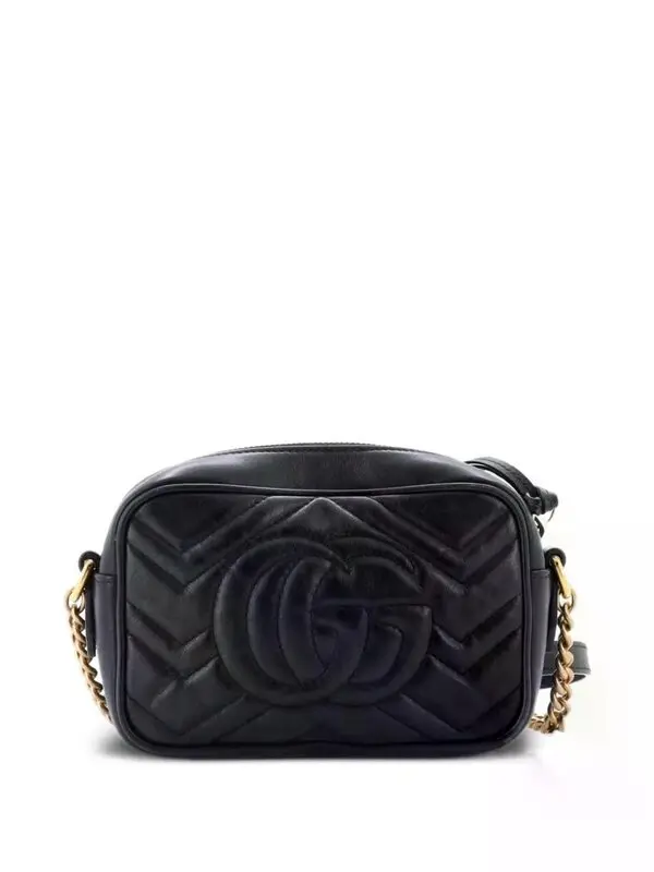 Gucci Gg Marmont Mini Crossbody Bag - Black