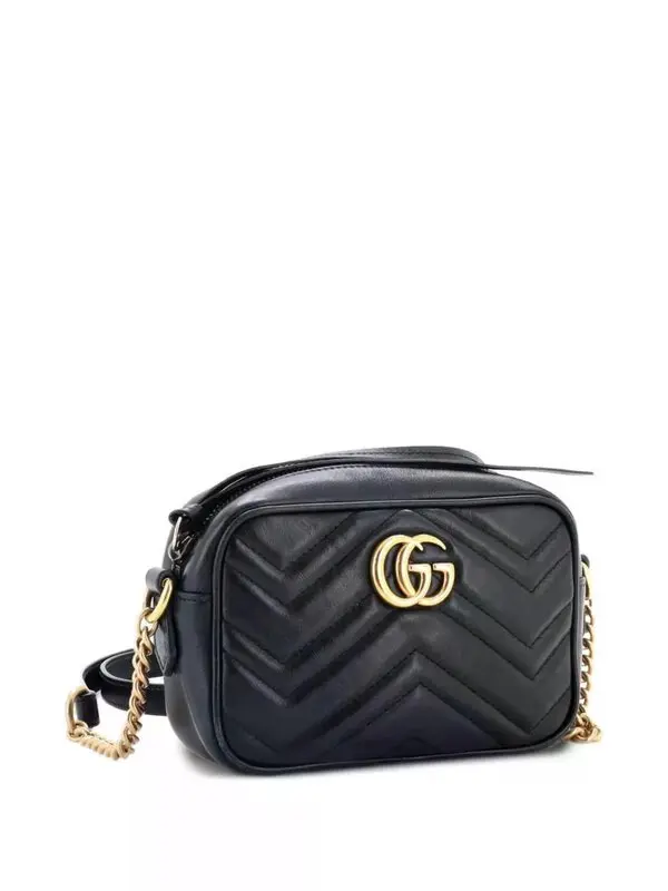 Gucci Gg Marmont Mini Crossbody Bag - Black
