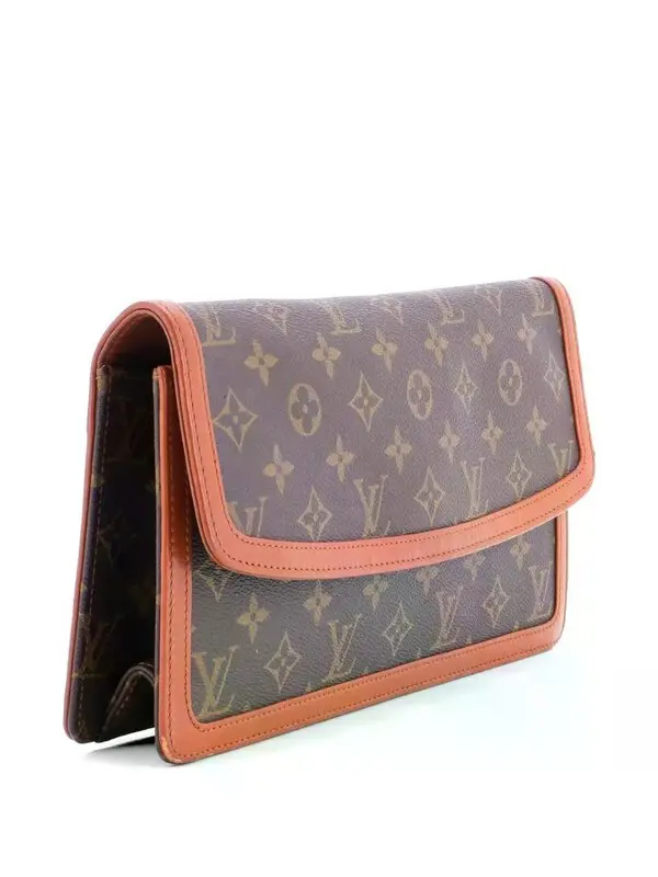 LOUIS VUITTON Dame Pochette Monogram Canvas Gm Clutch Bag