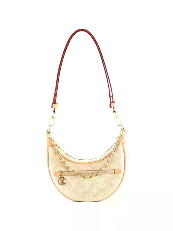 LOUIS VUITTON Loop Handbag Monogram Jacquard Canvas - Gold