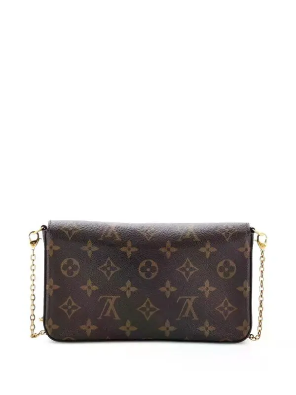 LOUIS VUITTON Felicie Pochette Monogram Canvas - Brown