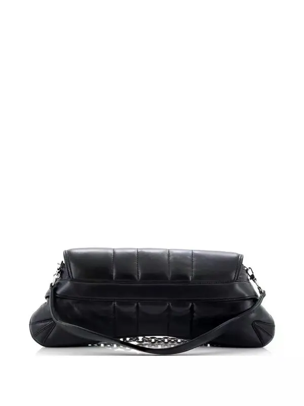 Gucci Horsebit Chain Quilted Leather Large Shoulder Bag