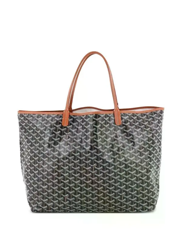 Goyard Saint Louis Coated Canvas Gm Tote Bag - Brown