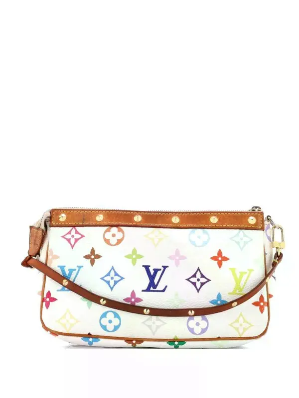 LOUIS VUITTON Pochette Accessoires Monogram Multicolor Clutch Bag