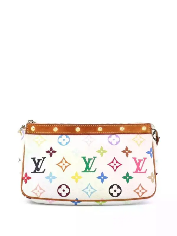 LOUIS VUITTON Pochette Accessoires Monogram Multicolor Clutch Bag