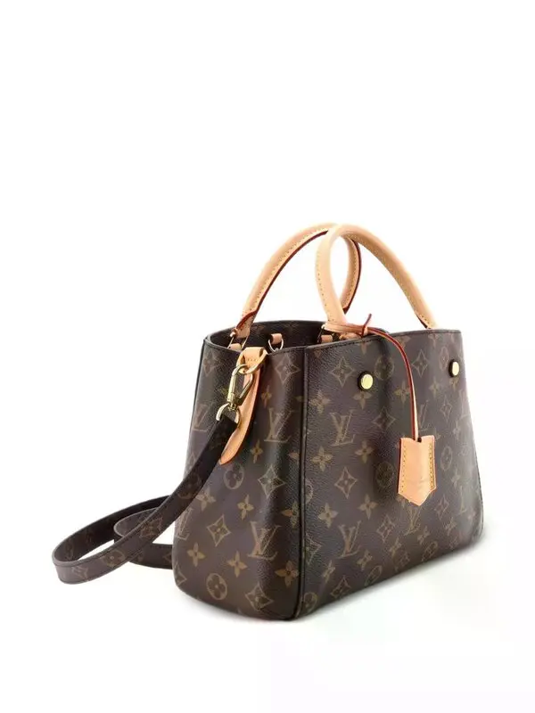 LOUIS VUITTON Montaigne Bb Monogram Canvas Satchel