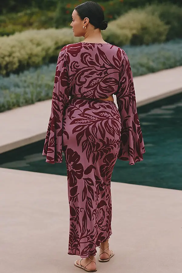JULA Etla Printed Midi Skirt