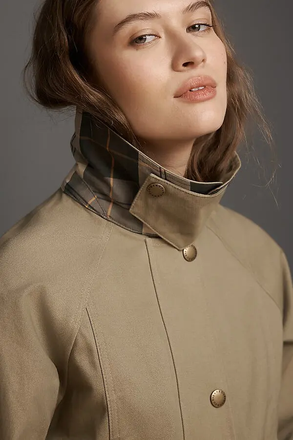 Barbour Beadnell Crop Jacket - Olive