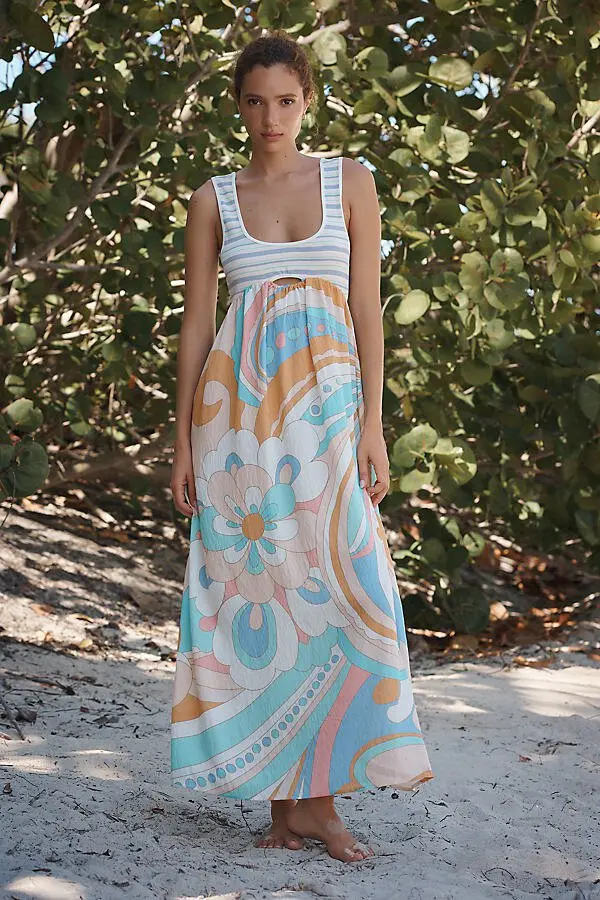 CELANDINE Al Fresco Sleeveless Maxi Dress