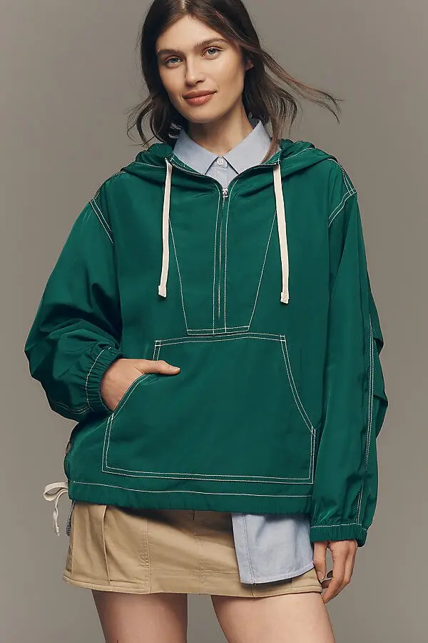 Maeve Packable Anorak Jacket - Aventurine