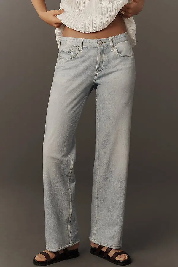Rag & Bone Miramar Saige Low-rise Straight Leg Jeans - Aria