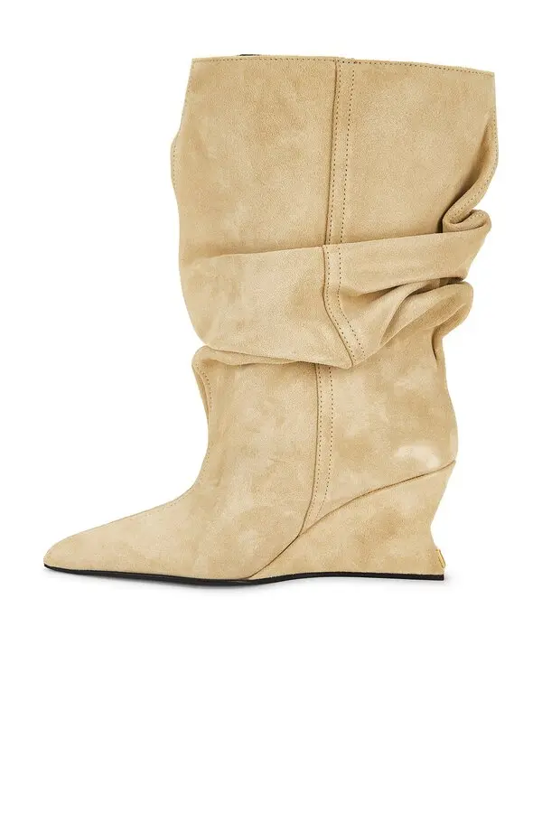Balmain Ankle Wedge Boots