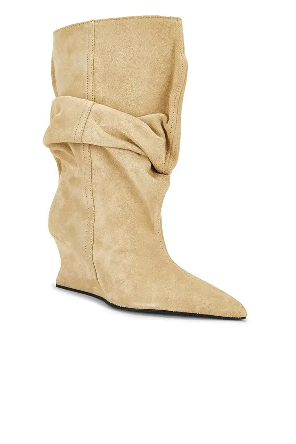 Balmain Ankle Wedge Boots