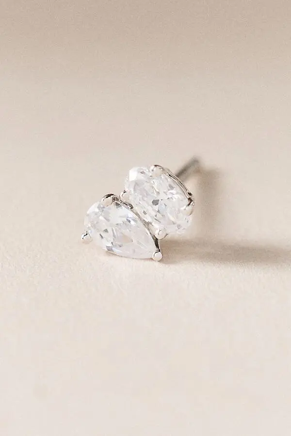 FINE DIAMONDS BY ANTHROPOLOGIE WEDDINGS Toi Et Moi Lab Diamond Post Earrings