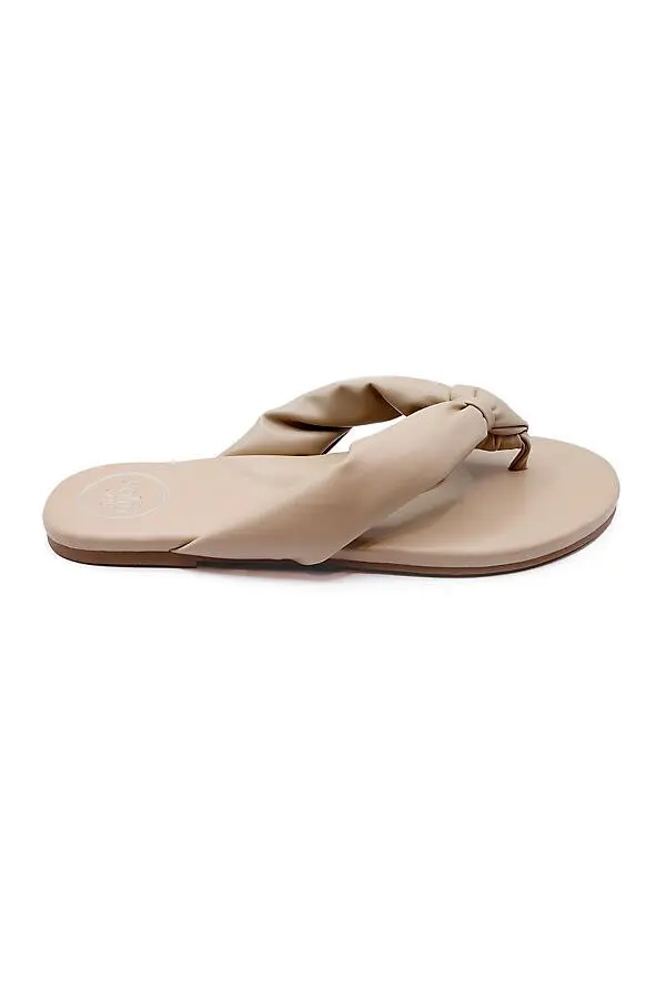 SOLEI SEA Gigi Flip-flop Sandals With Knotted Detailing