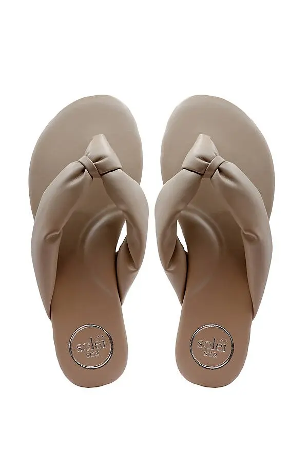 SOLEI SEA Gigi Flip-flop Sandals With Knotted Detailing