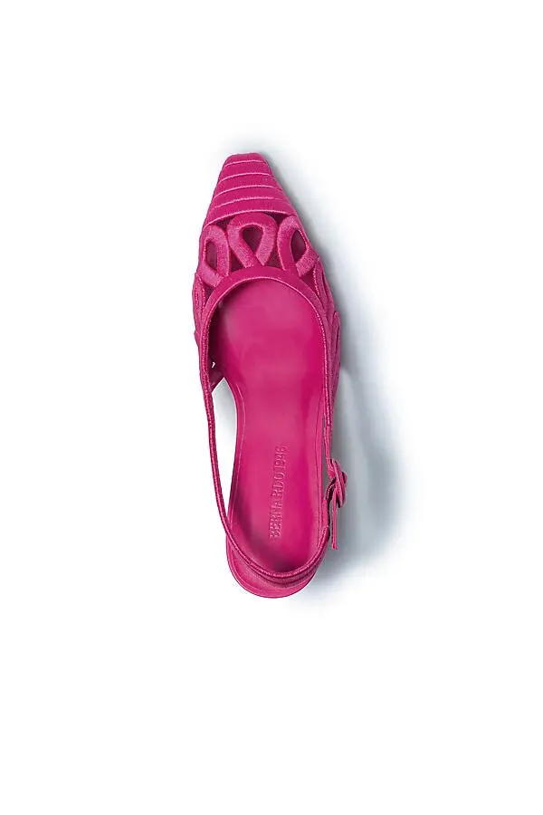 Bernardo Madinah 60 Slingback Heels - Pink