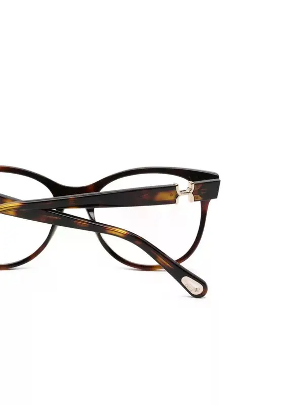 Chloé Round Frame Eyeglasses - Brown