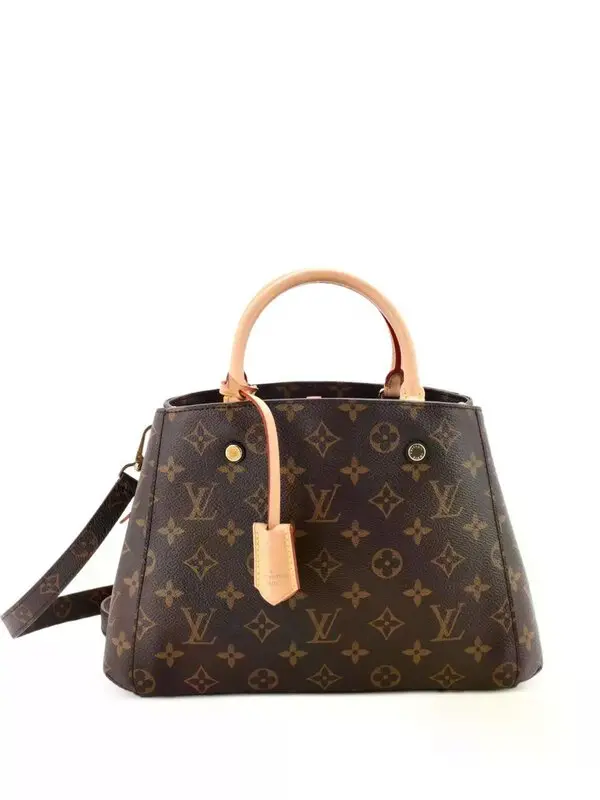 LOUIS VUITTON Montaigne Handbag Monogram Canvas Bb - Brown