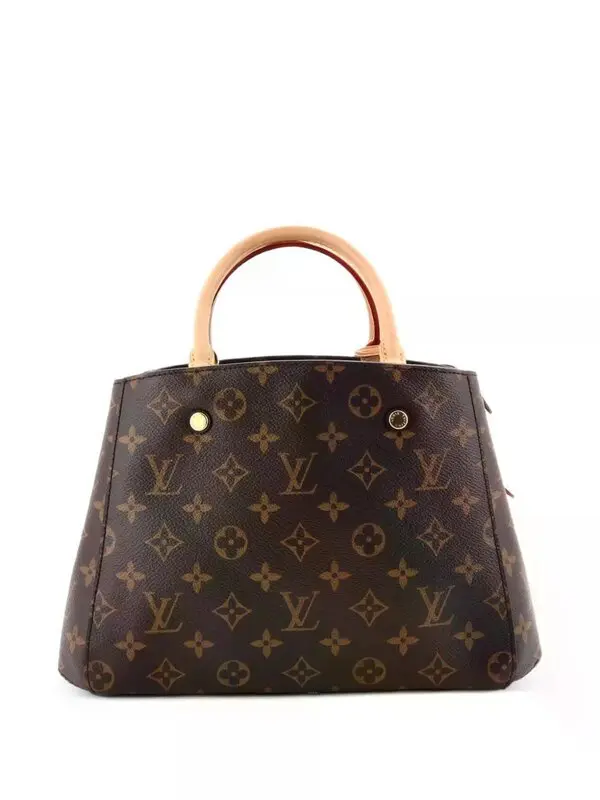 LOUIS VUITTON Montaigne Handbag Monogram Canvas Bb - Brown