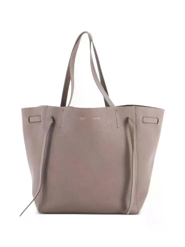 Celine Phantom Tie Cabas Leather Medium Tote Bag