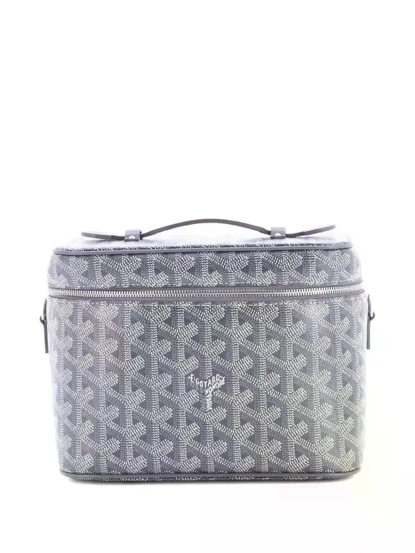 Goyard Muse Vanity Case Coated Canvas Pouch - Grey
