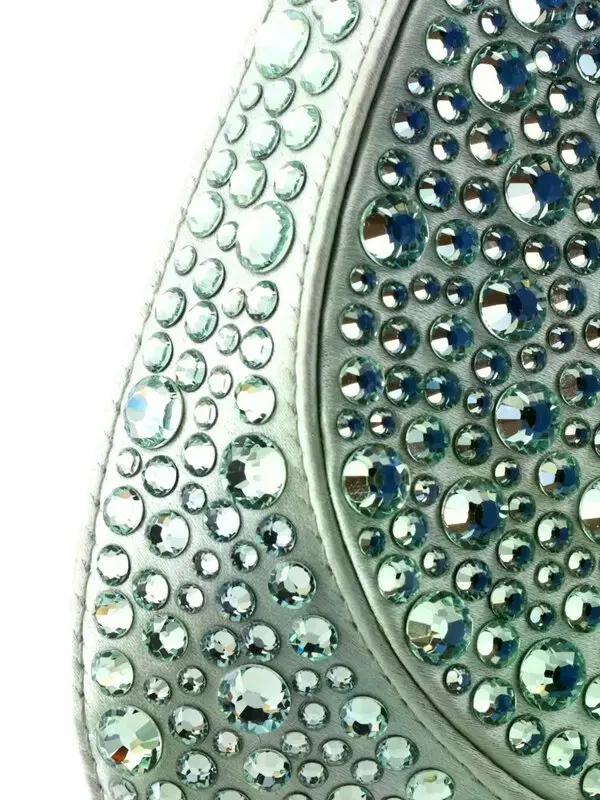 Prada Cleo Crystal Embellished Small Crossbody Bag