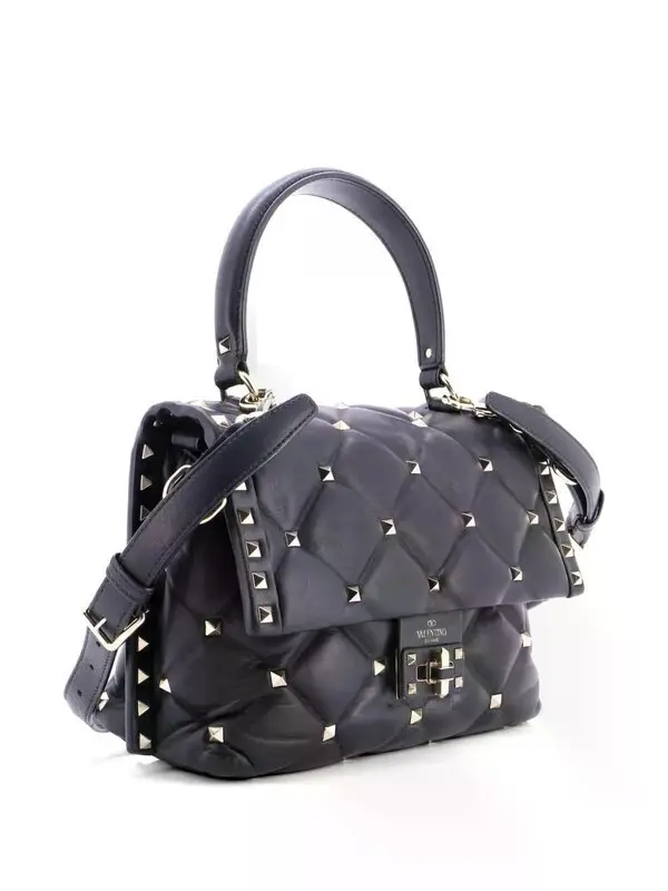 Valentino Garavani Candystud Medium Top Handle Bag - Black