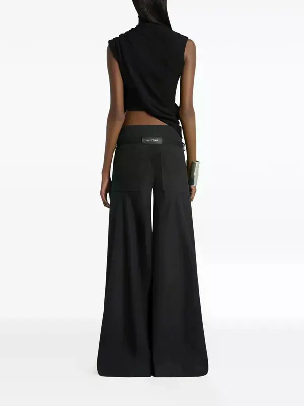 COURREGES Twist Ribbed Top