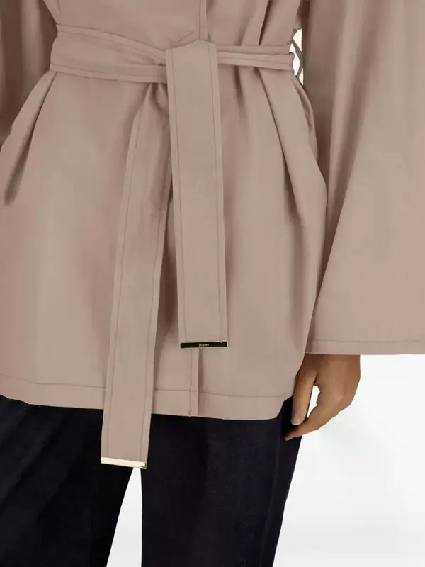 Herno Double-breasted Belted Raincoat