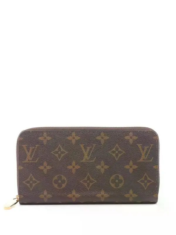 LOUIS VUITTON Zippy Monogram Round Wallet - Brown