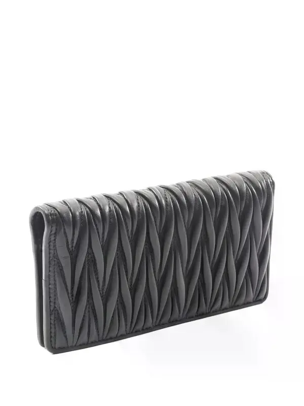 Miu Miu Bi-fold Leather Wallet