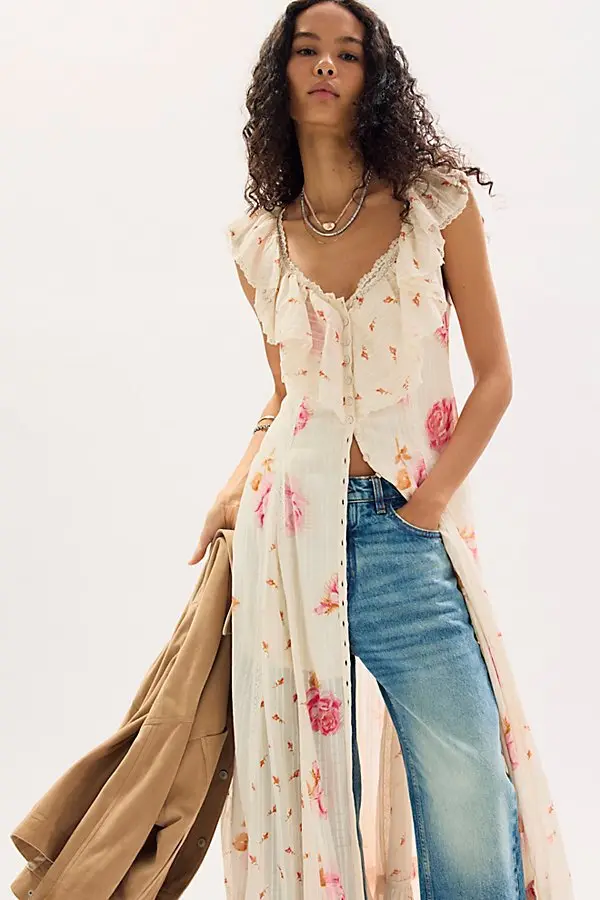 Free People Honeysuckle Dreams Maxi Dress