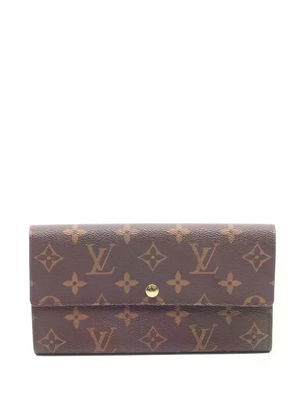 LOUIS VUITTON Monogram Bi-fold Wallet - Brown