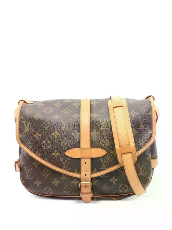 LOUIS VUITTON 2005 30 Saumur Monogram Satchel