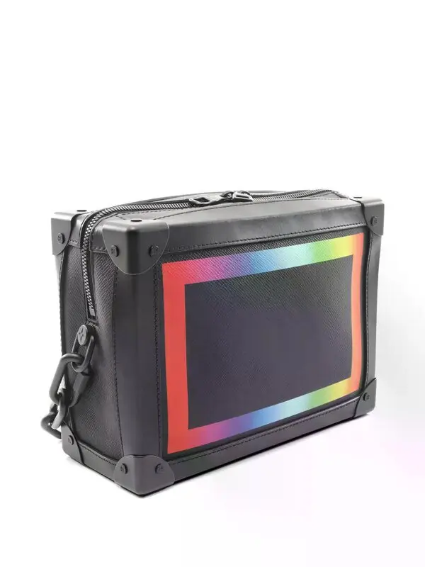 LOUIS VUITTON 2019 Taiga Rainbow Crossbody Bag - Black
