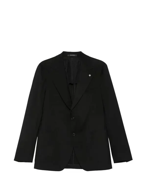 Tagliatore Pin-lapel Virgin-wool Jacket - Black