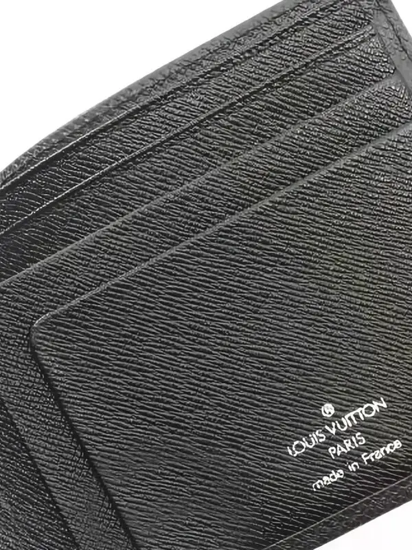 LOUIS VUITTON 2002 Textured Leather Wallet