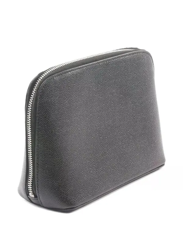 Saint Laurent 2010s Leather Makeup Bag