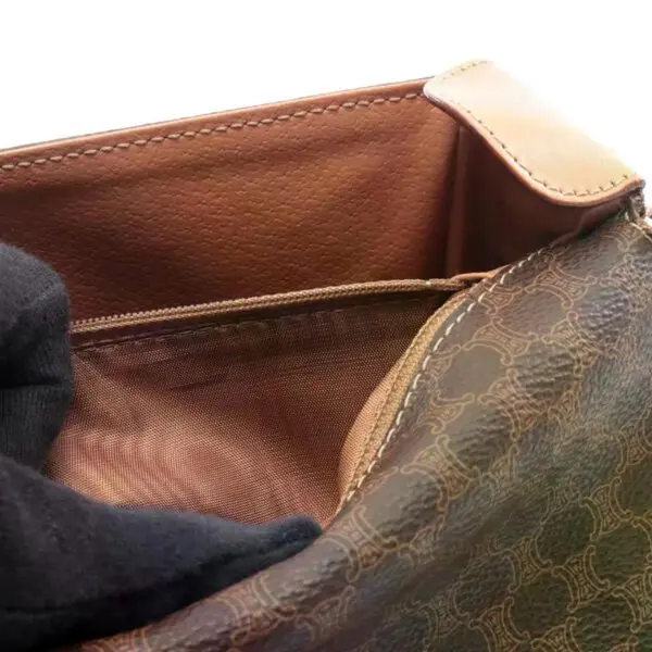 Celine Macadam Shoulder Bag - Brown