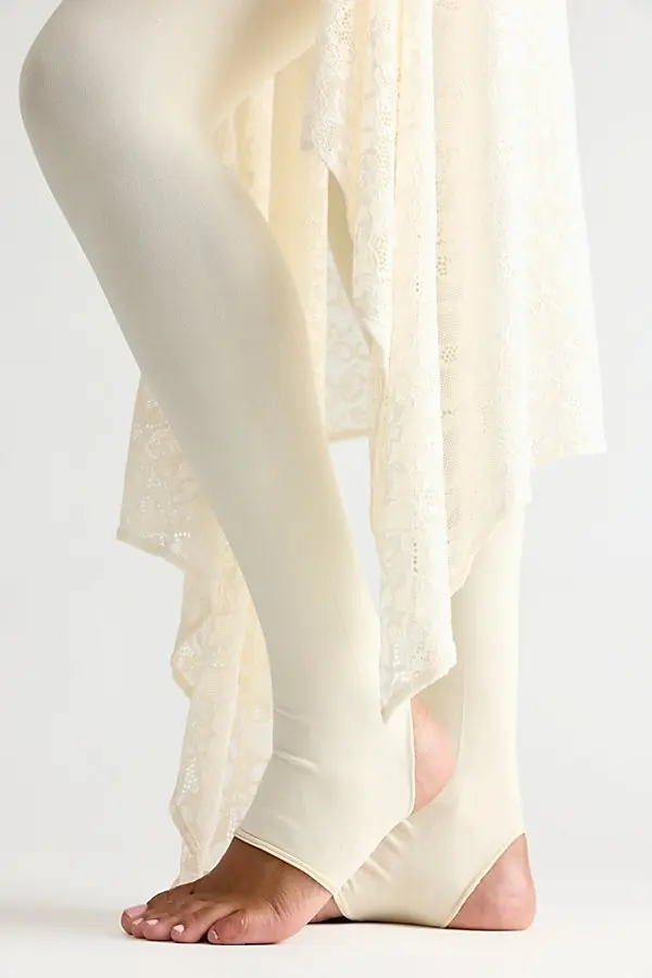 Free People Stirrup Tights - Ivory