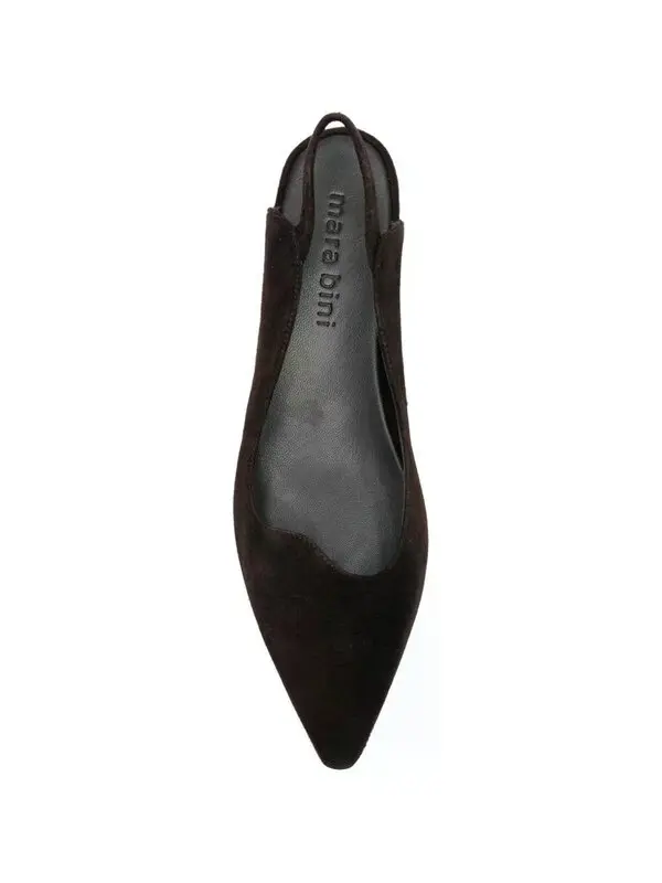 MARA BINI Pointed Toe Slingback Flats