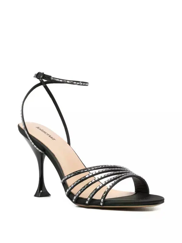 Lola Cruz Embellished Strap Sandals