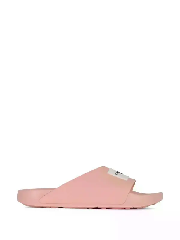 Givenchy Logo Patch Slides - Pink