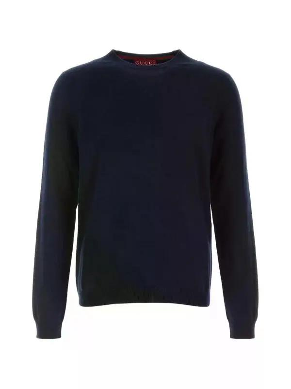 Gucci Crew-neck Cashmere Sweater - Blue
