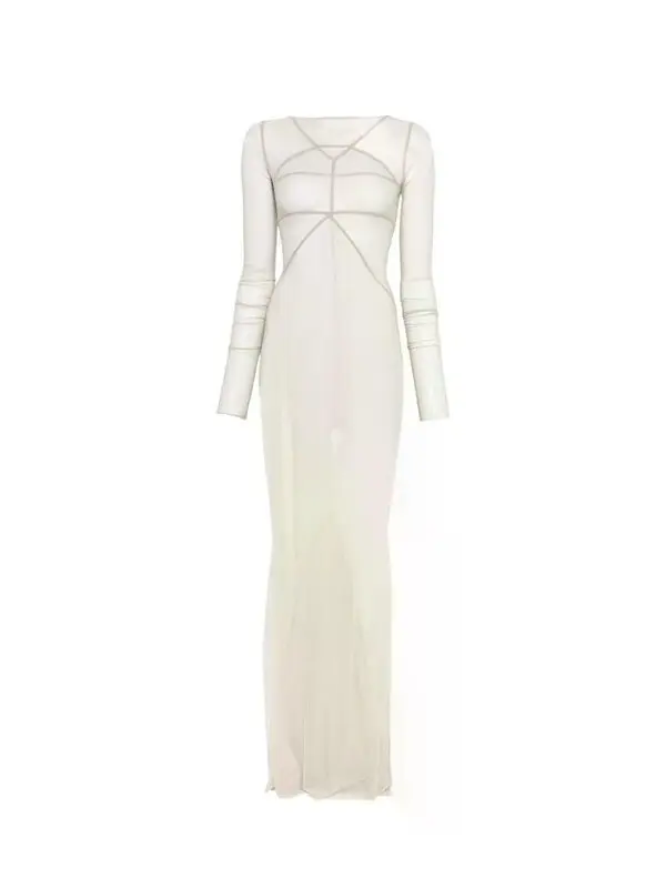 Rick Owens Temple Panelled Maxi Dress