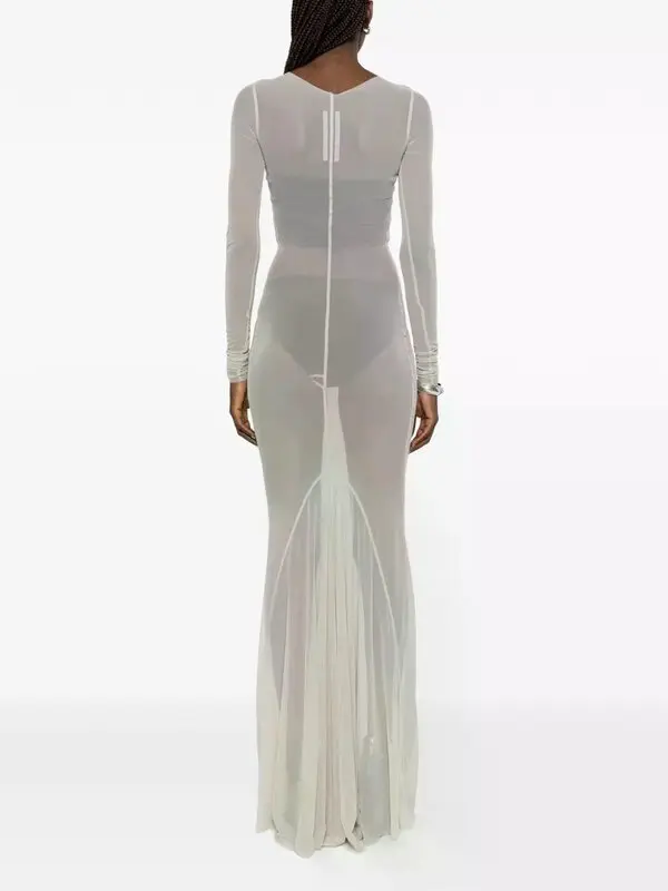 Rick Owens Temple Panelled Maxi Dress