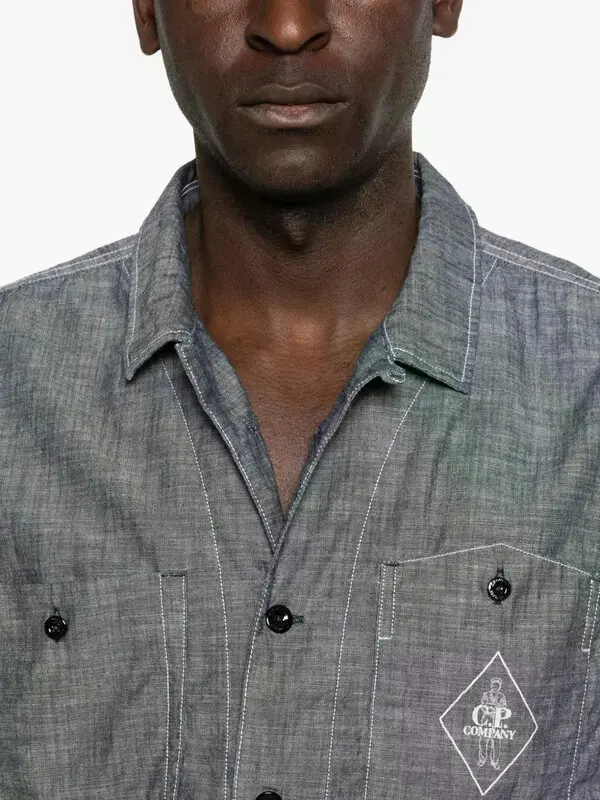 C.P. COMPANY Buttoned Short-sleeve Shirt