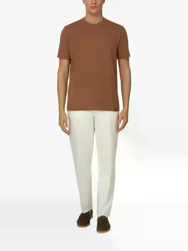 Boggi Milano Round-neck T-shirt - Brown