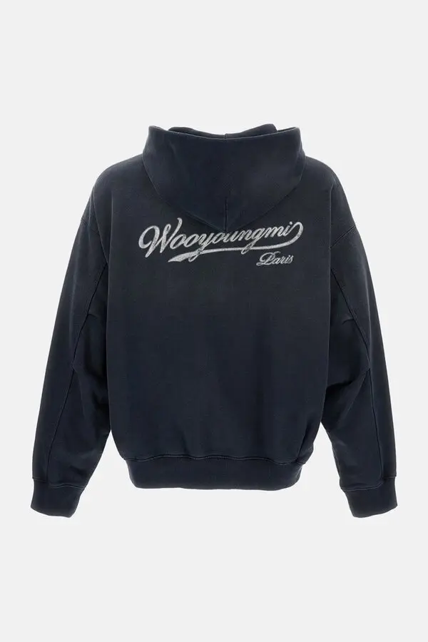 WOOYOUNGMI Cotton Full-zip Hoodie - Blu